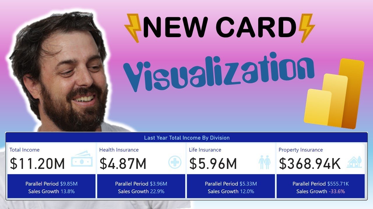 Power BI - New Card Visualization - YouTube