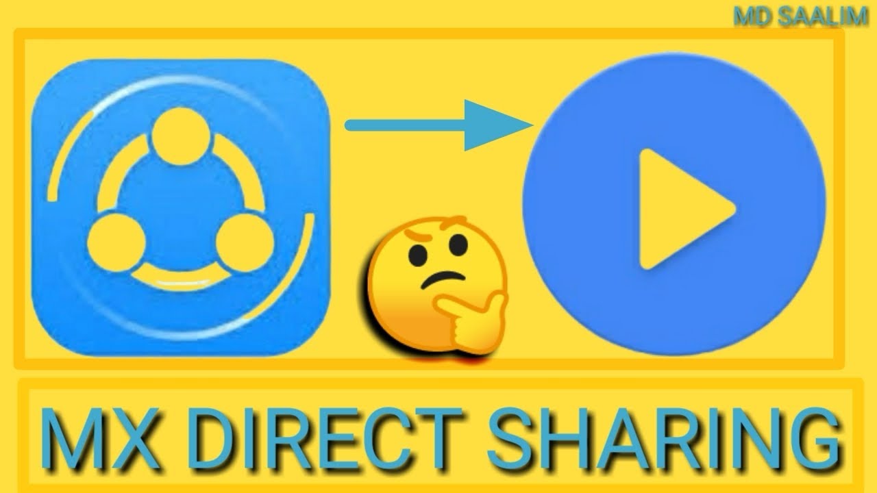 Direct sharing in the mx player - YouTube