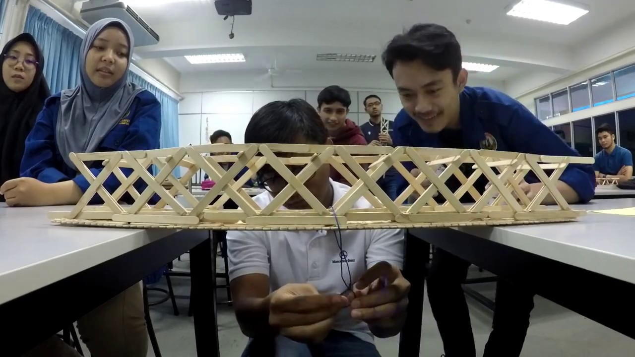 Truss structure Load Testing - Universiti Kuala Lumpur MIMET - YouTube