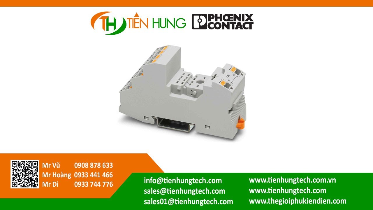 PHOENIX CONTACT - ĐẾ CHO RƠ LE RIF-2-BPT/4X21 – 2900934 - TIENHUNGTECH ...