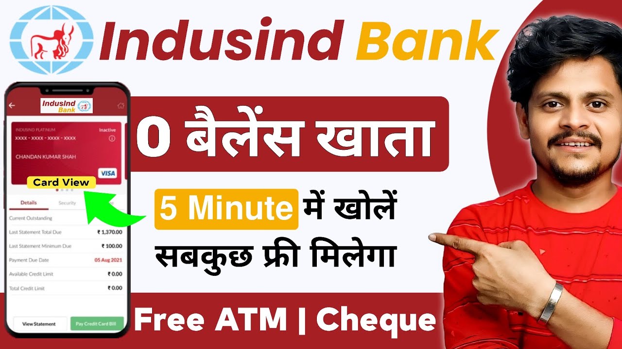 indusind bank zero balance account open online | indusind account ...
