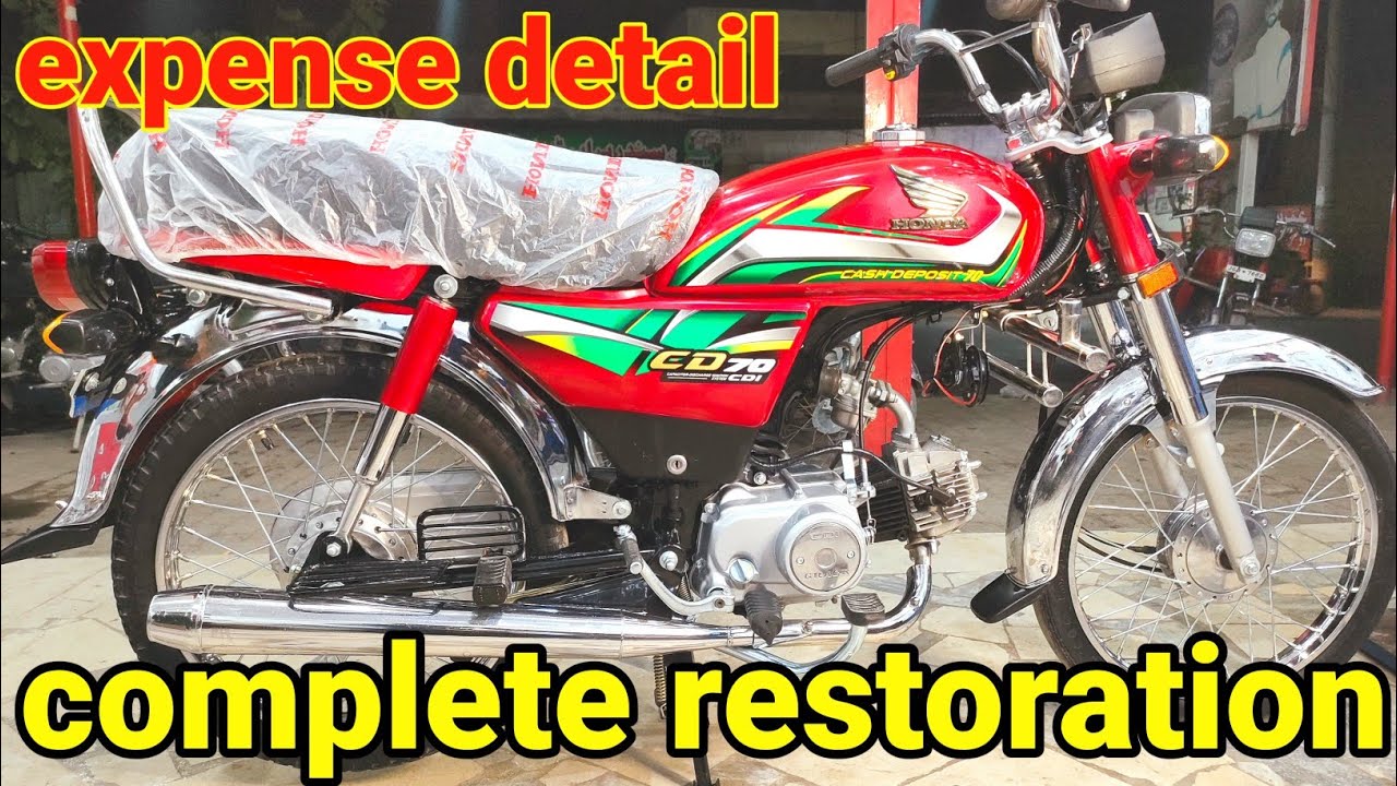 70 Cc China Bike Complete Restoration And Expense Detail - YouTube