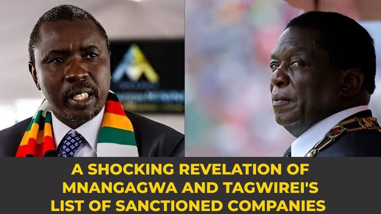A SHOCKING REVELATION OF MNANGAGWA AND TAGWIREI'S LIST OF SANCTIONED ...