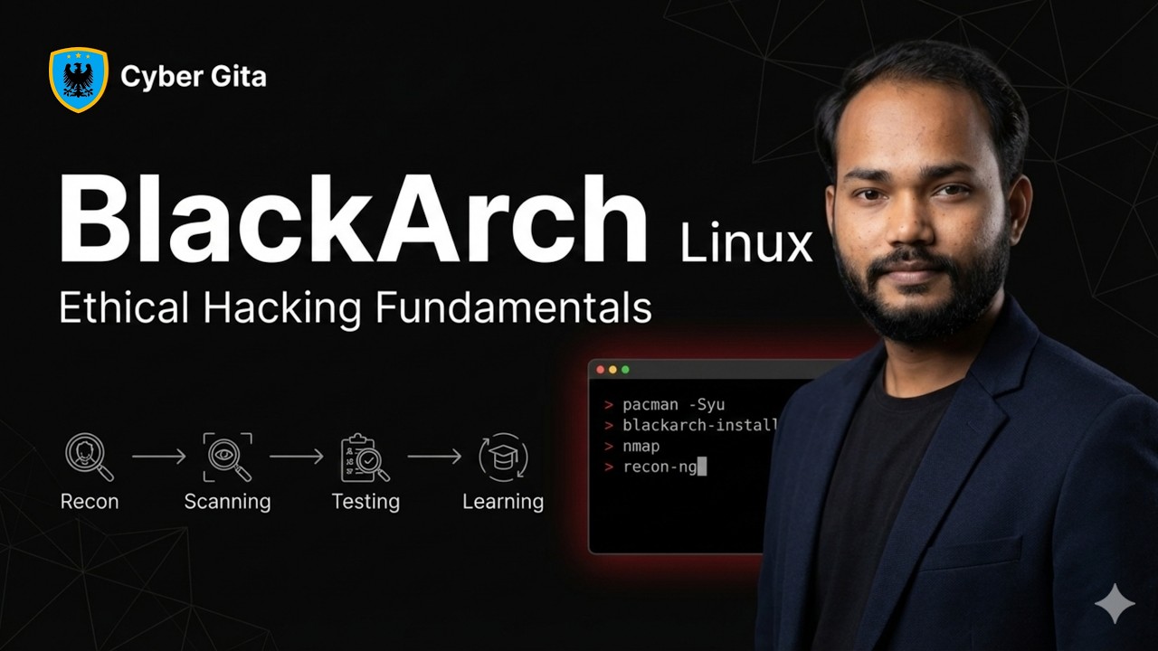 BlackArch Linux & Ethical Hacking — Complete Beginner-to-Advanced Course - YouTube