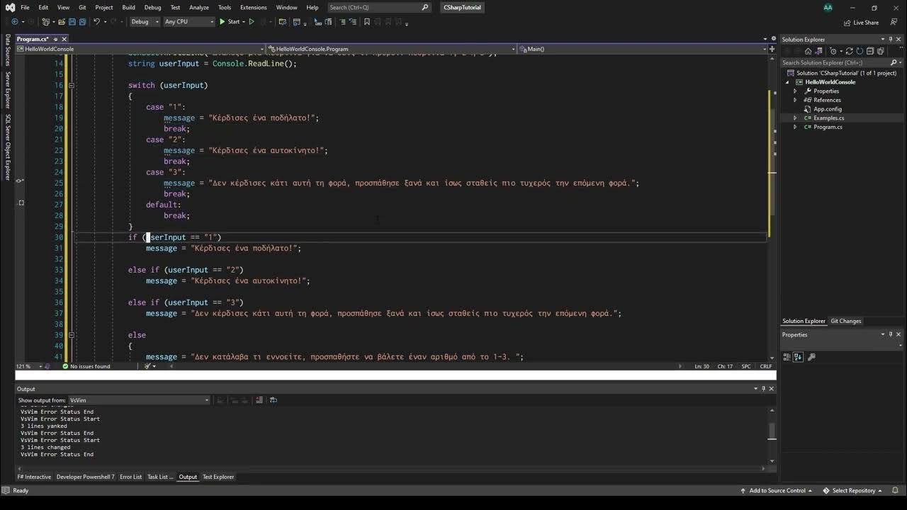 C# Switch - Case - CSharp στα Ελληνικά Μάθημα 6 - YouTube
