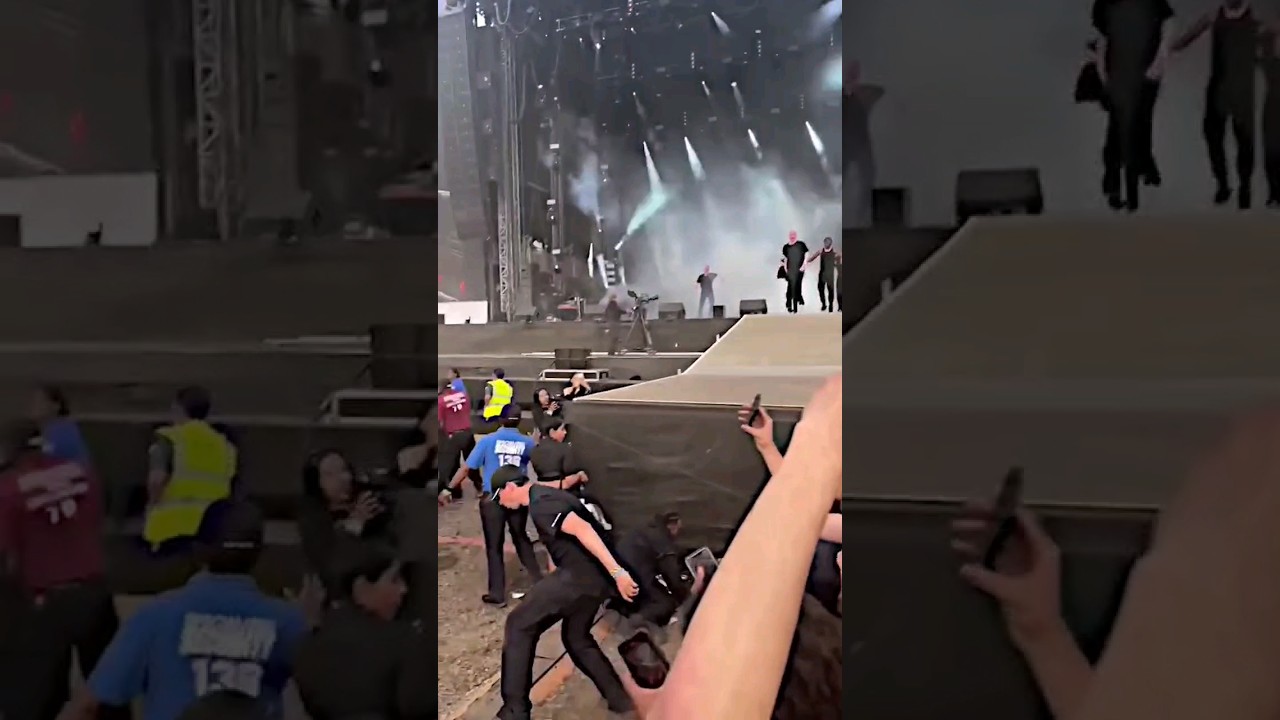 Rappers falling off stage 😂 #shorts #short #rap - YouTube