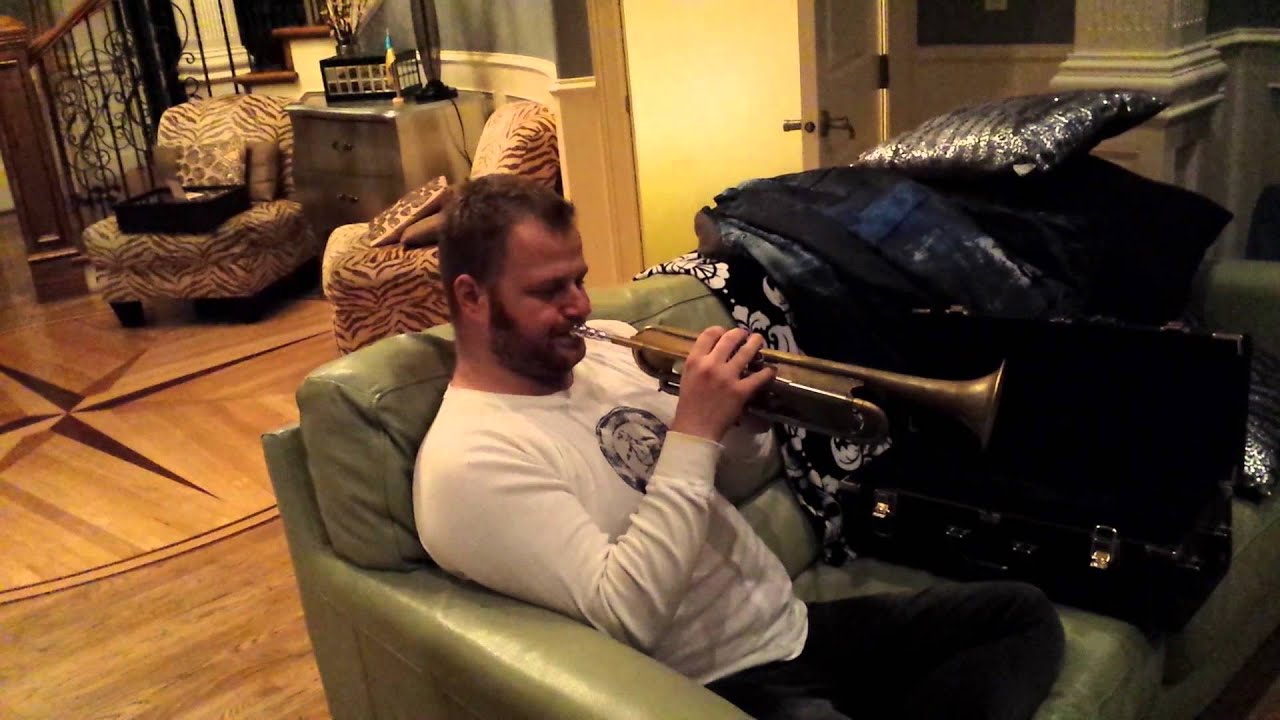 Custom Trumpet Raw Brass High Notes Double C - YouTube