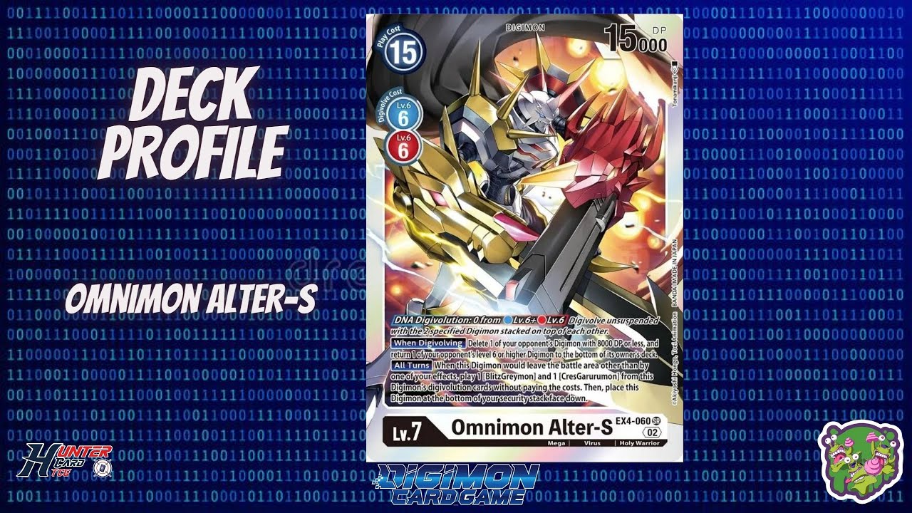 Deck profile Omnimon Alter-S | EX4 - YouTube