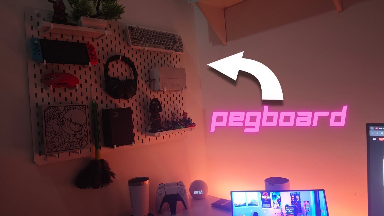 Fazendo upgrade no meu setup com uma PEGBOARD - YouTube