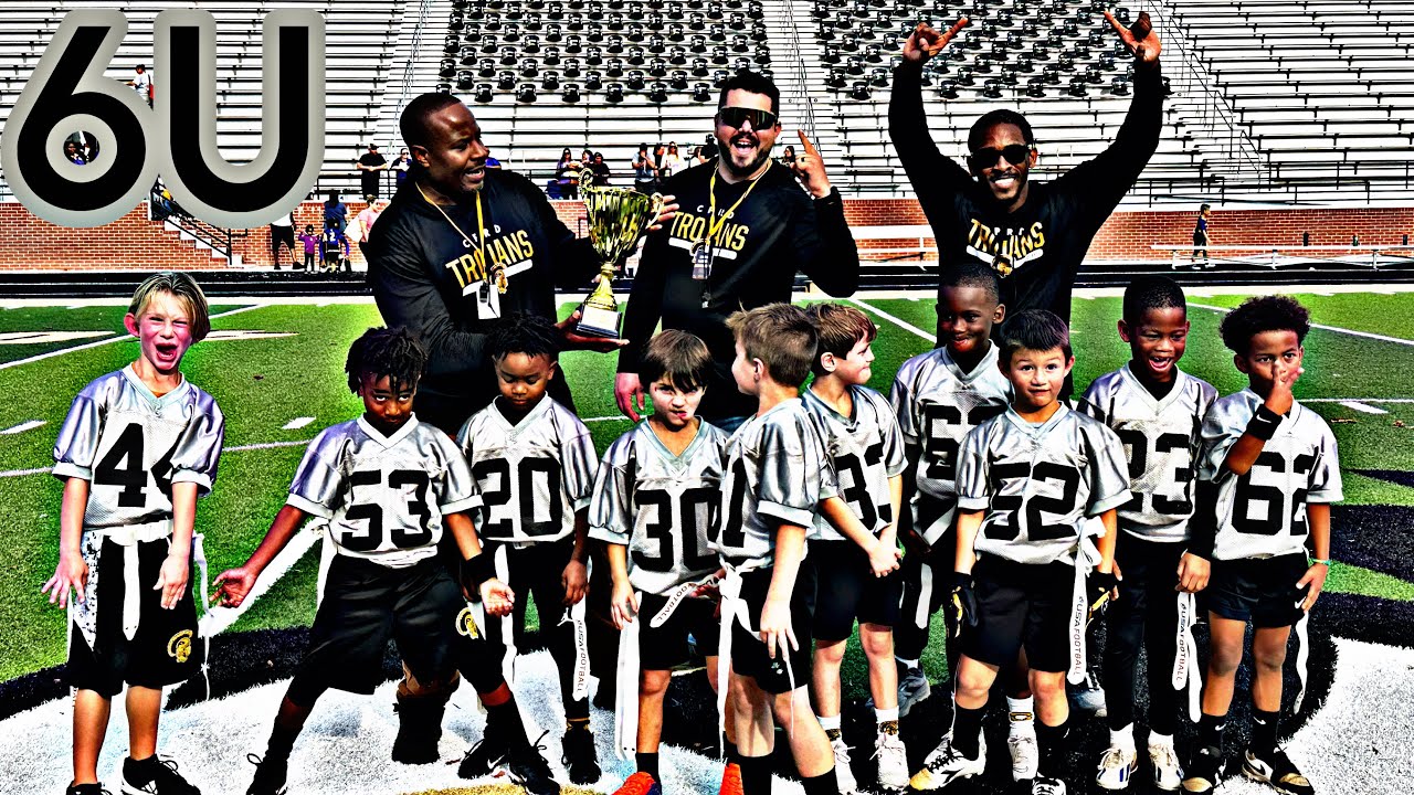 They Scored 80 Points In 3 Games| 6u Flag Football Tournament - YouTube
