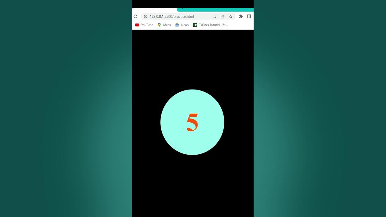 Html Css Timer Html Css Javascript Csstimer Html5 Htmlcss Timercountdown Shorts