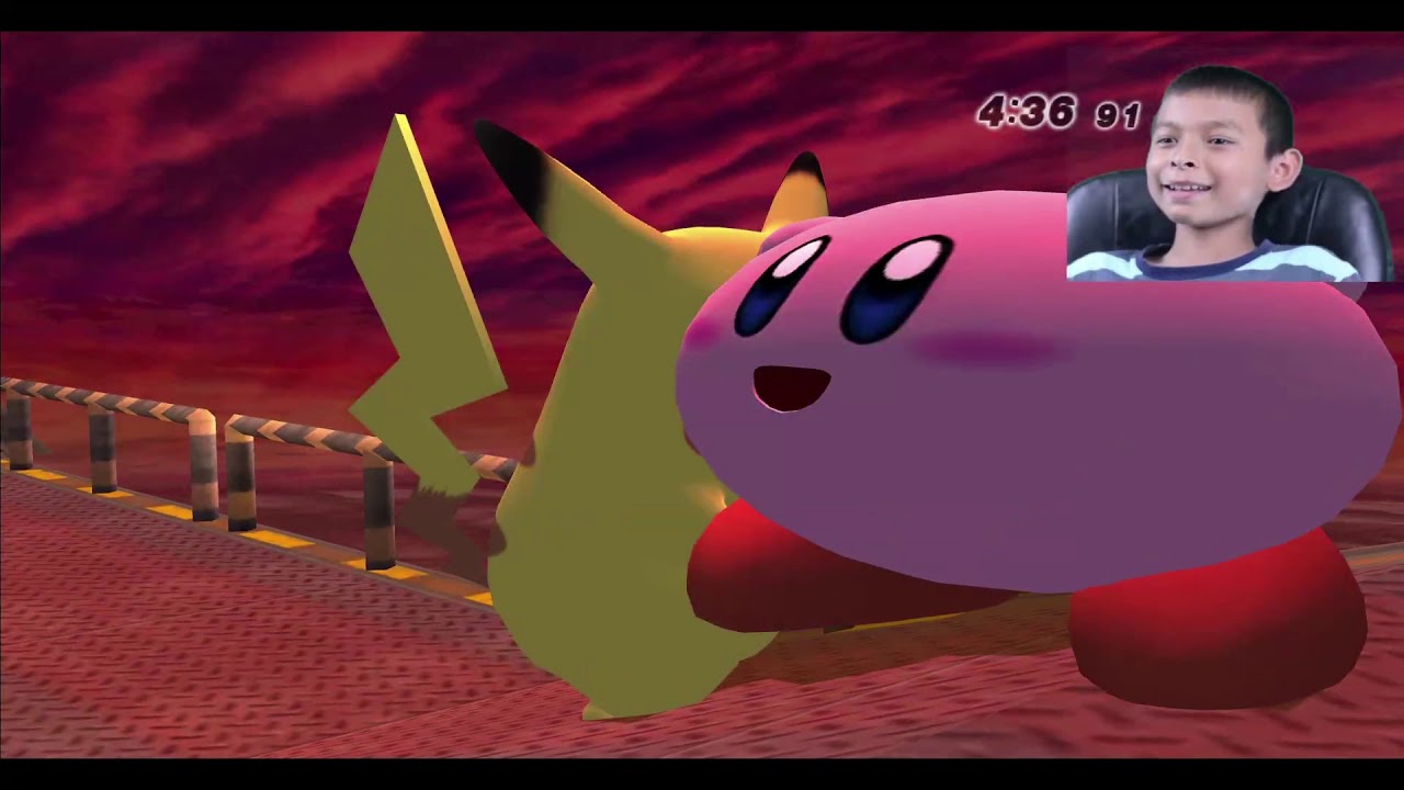 Super Smash Bros Brawl - Pikachu Fighting, Classic Mode Gameplay - YouTube