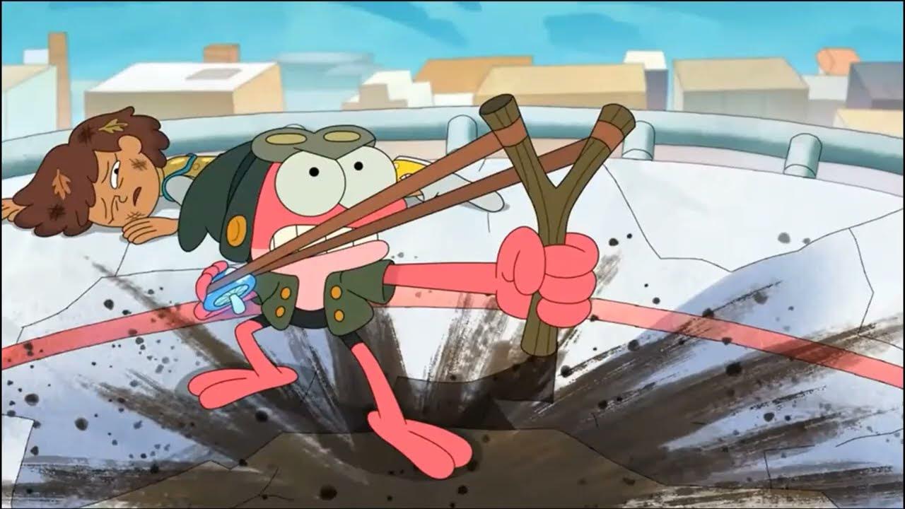 Sprig Plantar Fires a Mushroom grenade at Bowser - YouTube