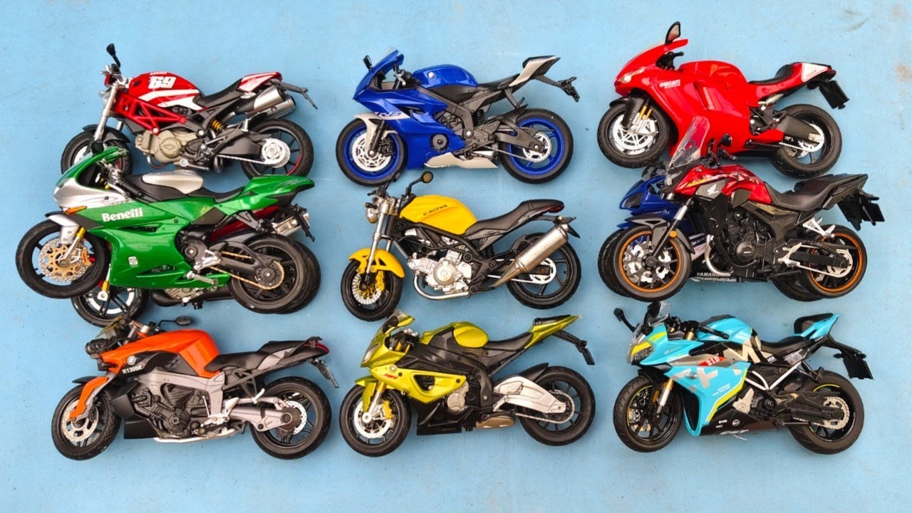 Model Mini Bikes Collection 1/12 Scale, Ducati Desmosedici RR, Yamaha ...