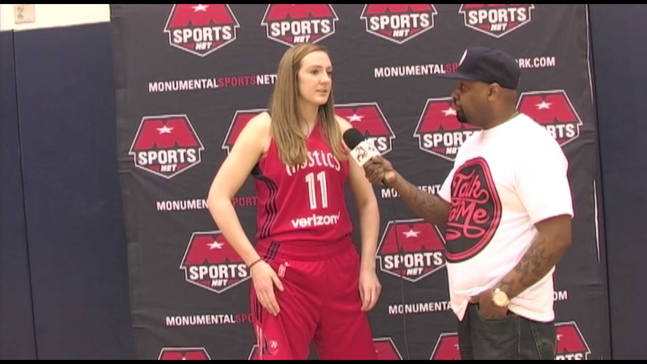 Talk To Me @ Washington Mystics Media Day W Tayler Hill & Ally Malott ...