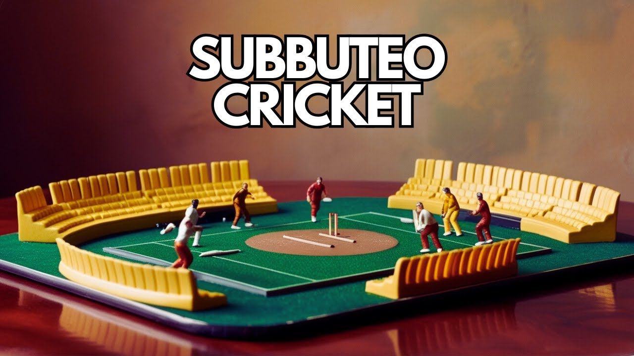 Subbuteo Cricket - YouTube