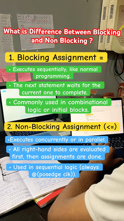 What is the Difference Between Blocking and Non Blocking in Verilog | Blocking and Non Blocking ...