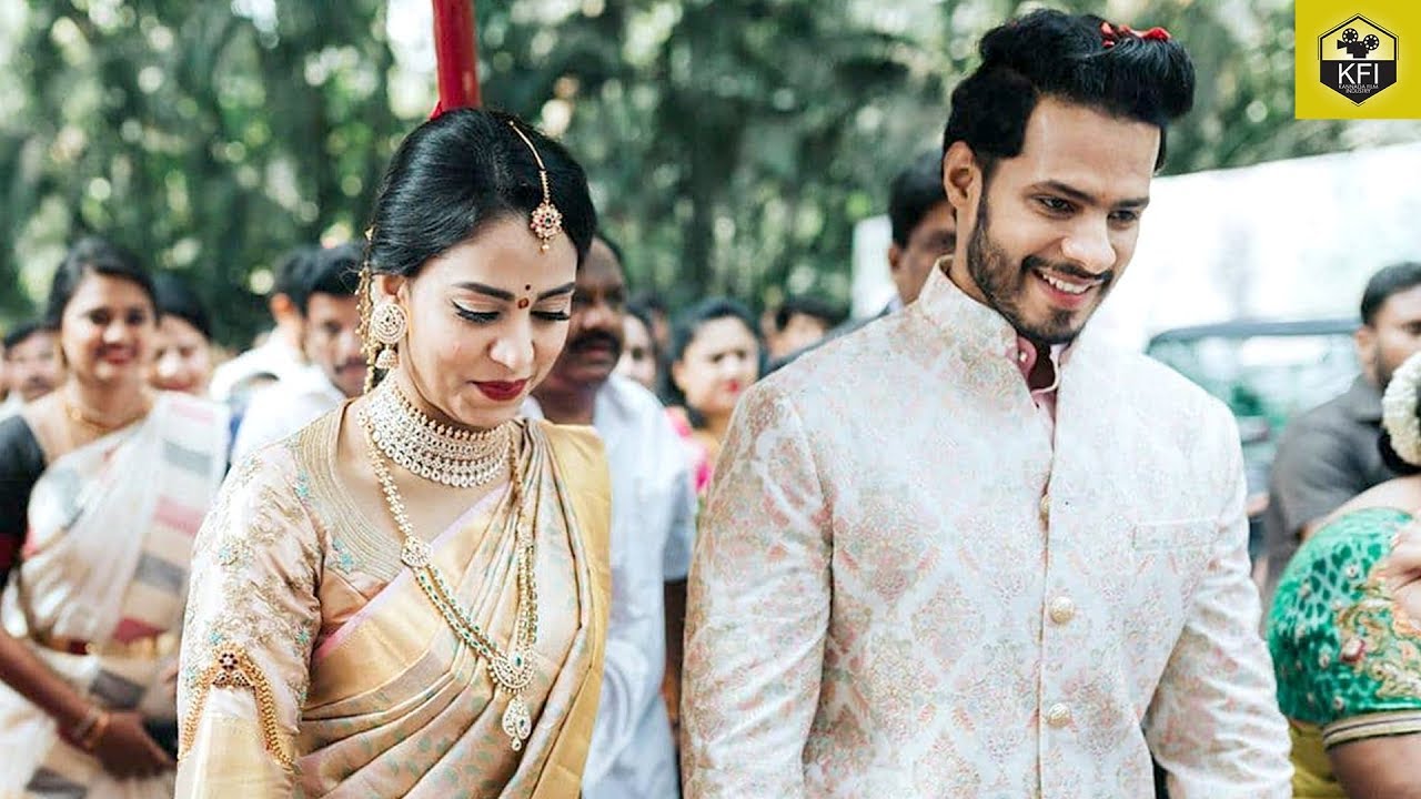 Nikhil Kumaraswamy Lovely Photos With Wife Revathi | Nikhil Gowda Engagement | Nikhil Kumar ...
