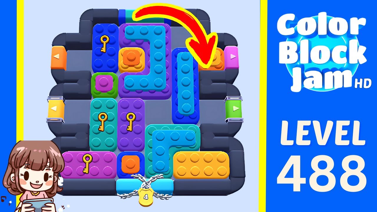 Color Block Jam Level 488 Solution Walkthrough - YouTube