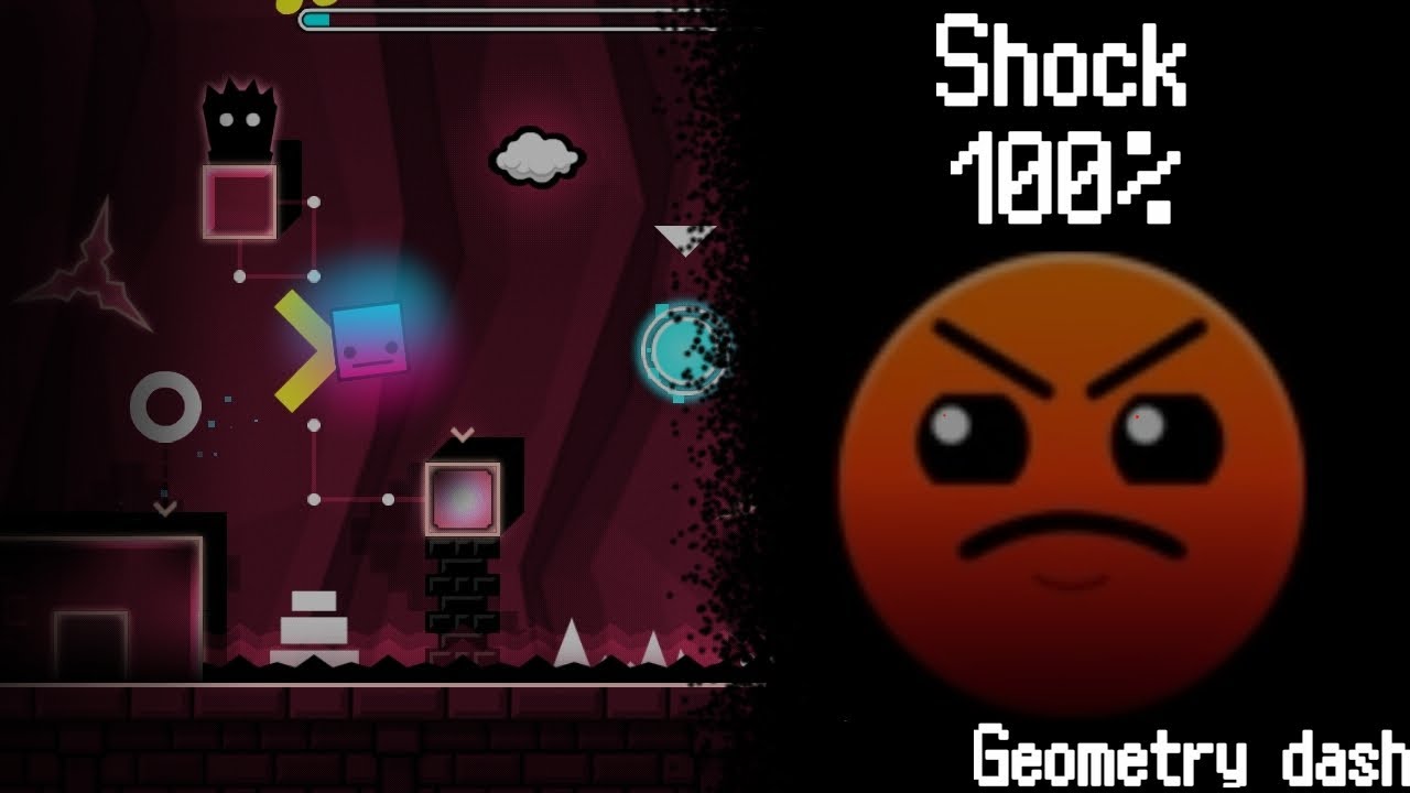 МОЙ НОВЫЙ ХАРДЕР (Shock) Geometry dash - YouTube