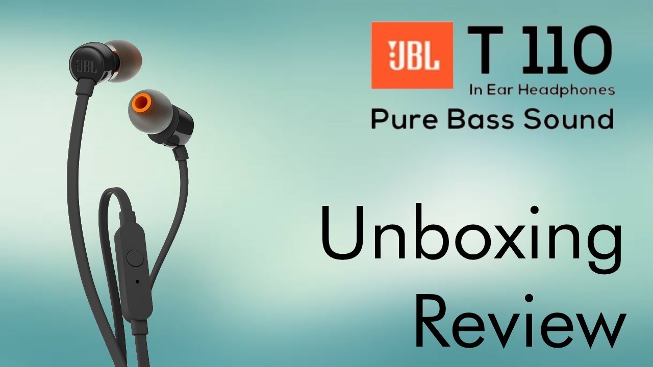 JBL T110 Unboxing e Review | AURICULAR DA JBL POR 10€ DE GRANDE ...