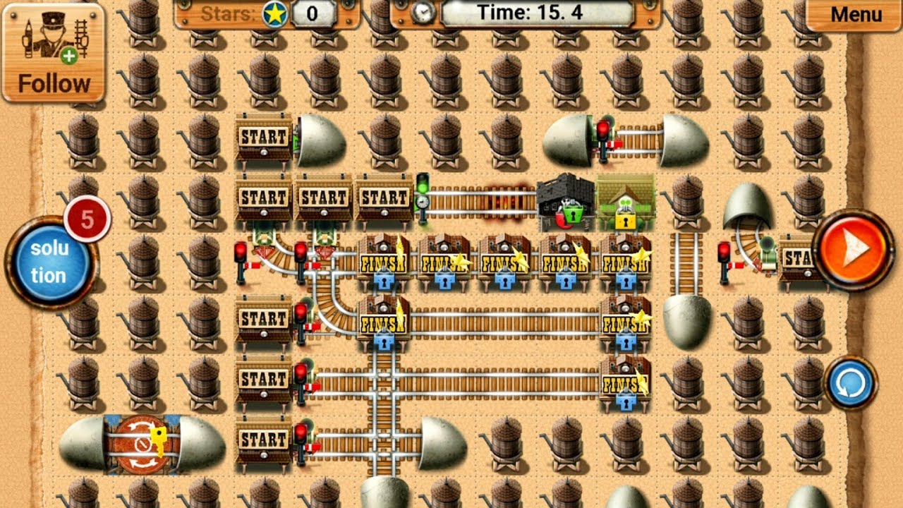Rail Maze 2 Unstoppable Gameplay - Train Puzzle Game - Android Gameplay ...