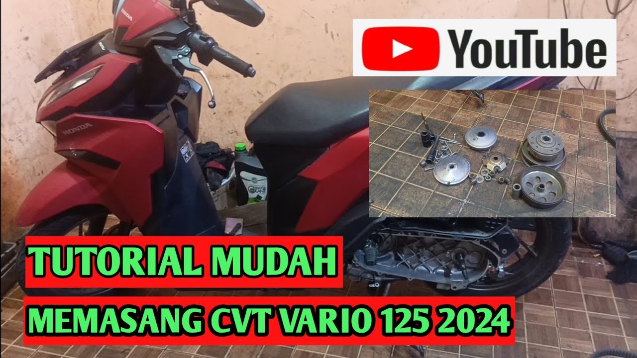 Memasang cvt vario 125 2024 - YouTube