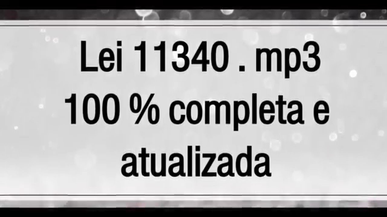 Lei 11340 em áudio mp3 2020 - Maria da Penha - Completa e atualizada ...