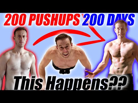 200 Pushups a Day, This is what happened! (I'm 42)