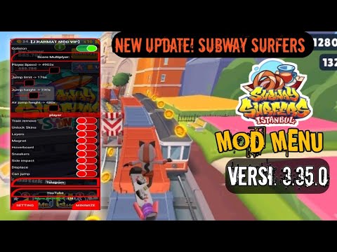 UPDATE! SUBWAY SURFERS MOD MENU APK NEW 2024 VERSION 3.35.0 UNLOCK ALL ...