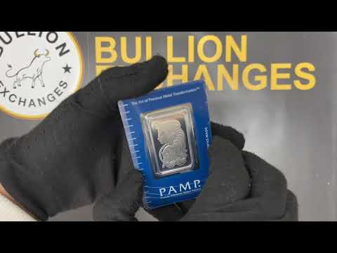 1 oz PAMP Suisse Lady Fortuna Platinum Bar .9995 Fine