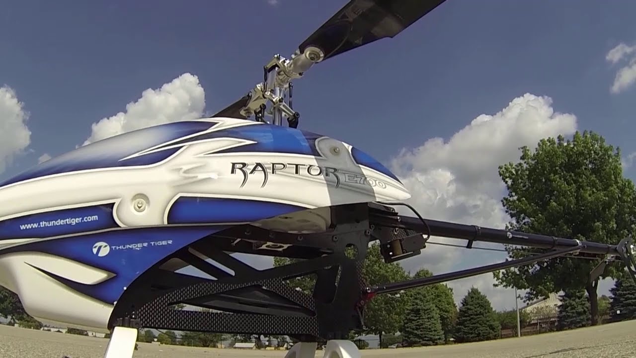 Thunder Tiger Raptor E700 Flybarless 3D EP Kit - YouTube