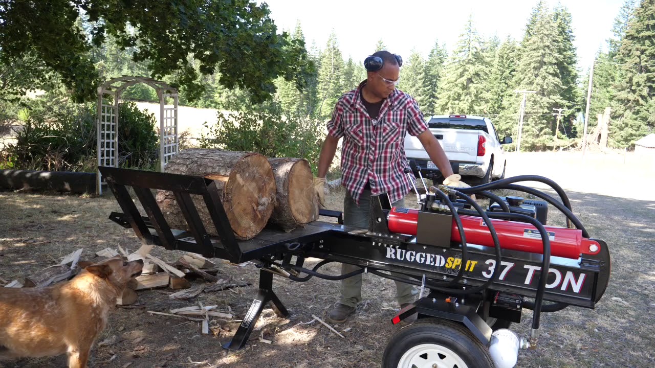 RUGGEDMADE “Rugged Split” Type II Log Splitter - YouTube