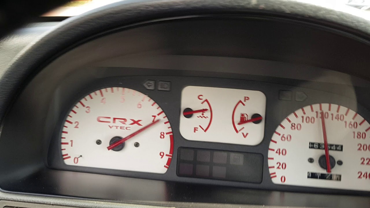 Honda CRX EE8 B16 Turbo - YouTube