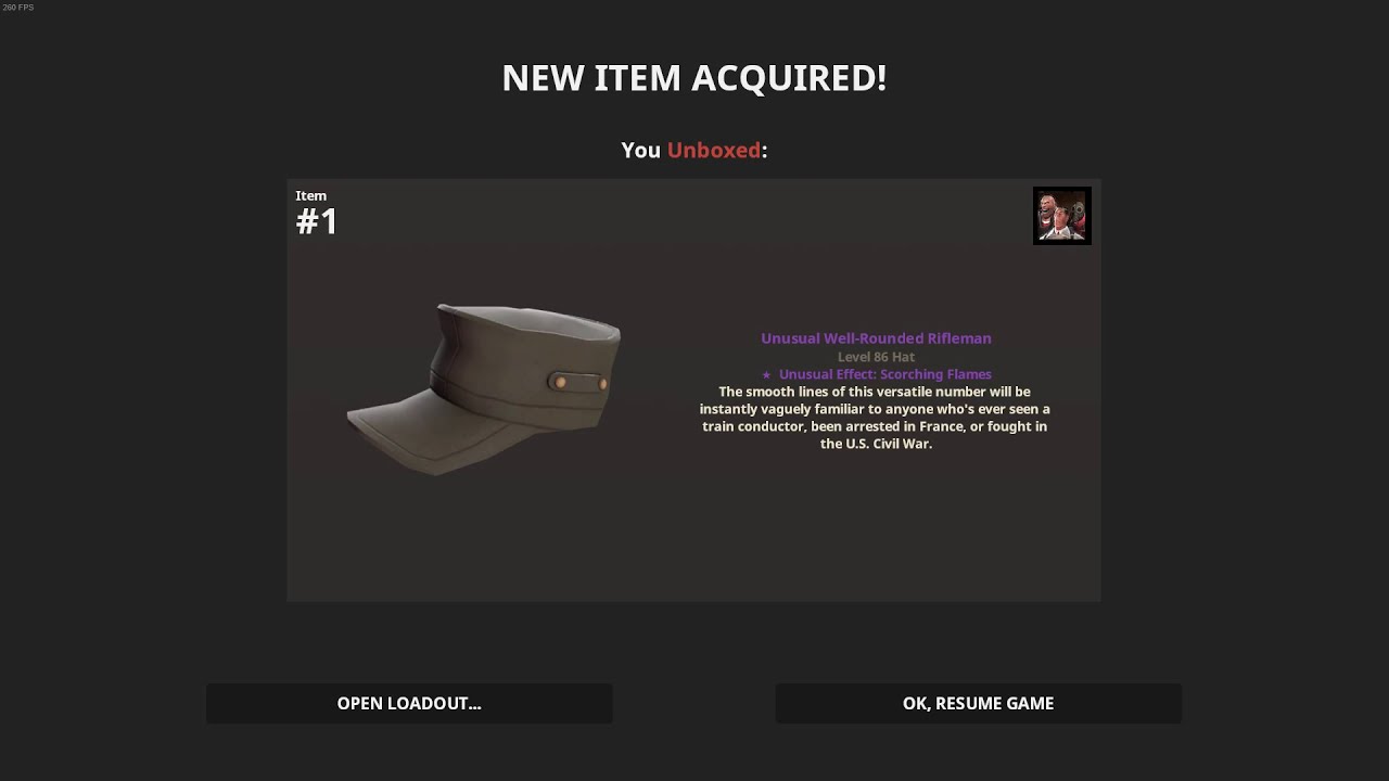 Unboxing Unusual Scorching Flames! Team Fortress 2 - Multi-Class ...