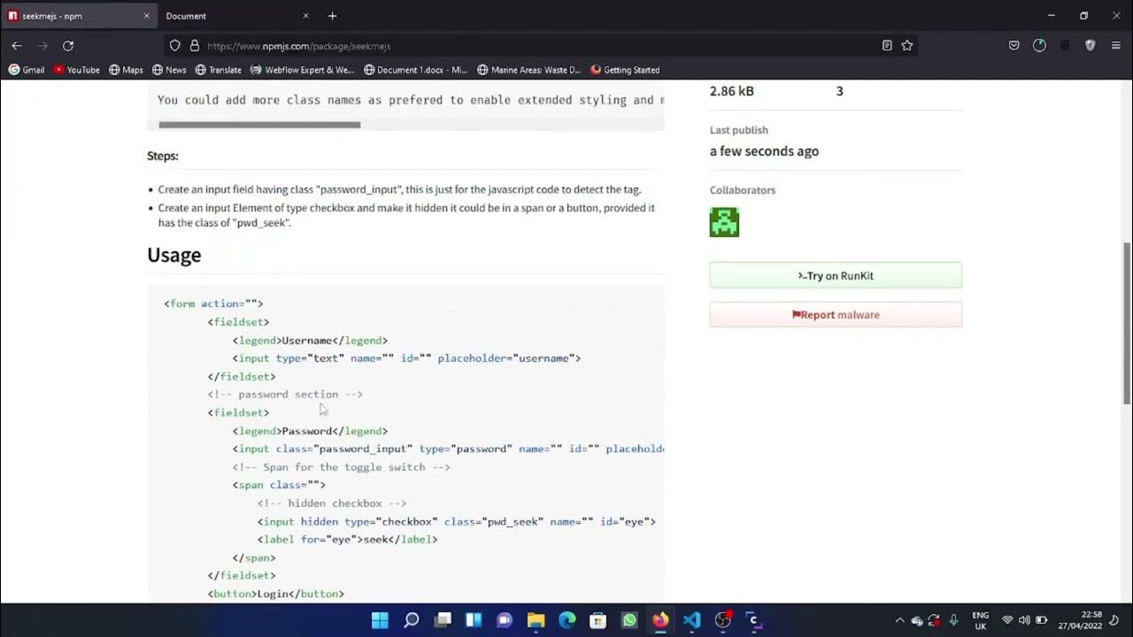Create password visibility toggle function using just html and css. # ...