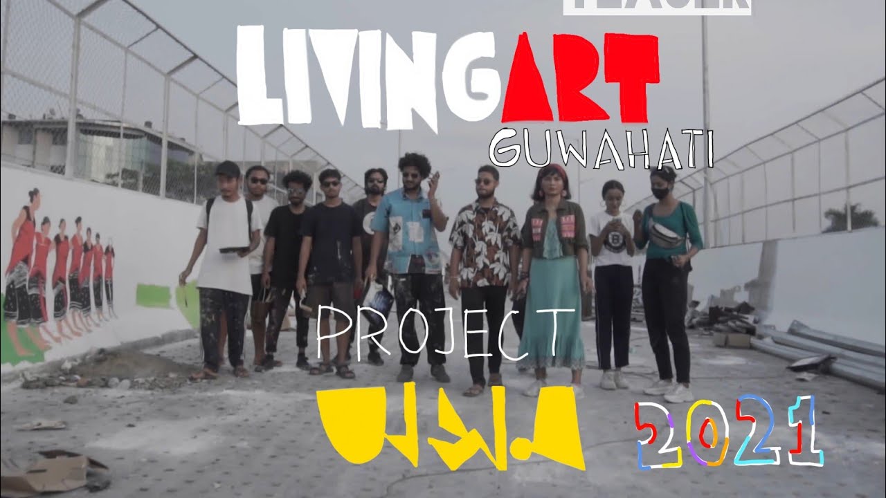 Dispur art flyover |Project axom | Livingart Guwahati/ Aftermovie - YouTube