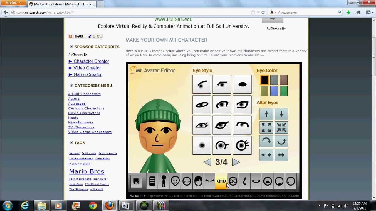 How to Make Master Chief Mii On The Wii - YouTube