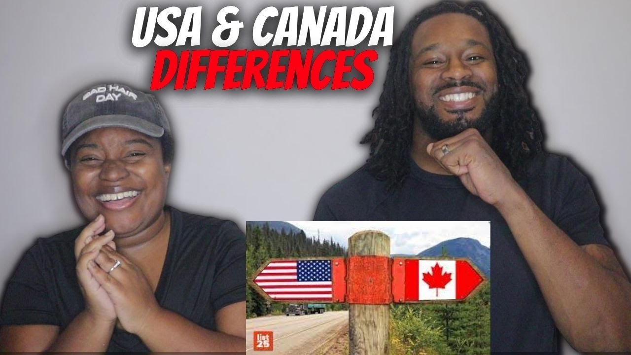 🇨🇦 American Couple Reacts "25 FUNNY Differences Between Canadians and ...