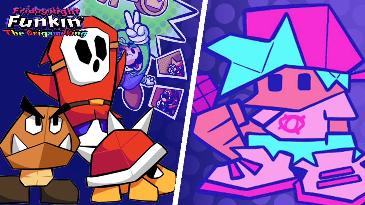 Friday Night Funkin' VS The Origami King | Demo | FNF Mod - YouTube