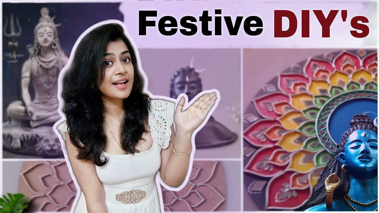 3 *INCREDIBLE* ways to Craft Mahadev idols 🔱 Shivratri Craft ideas ...
