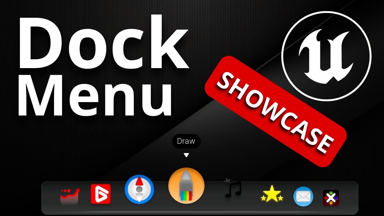 Dock Menu Widget - Unreal Engine 5 - YouTube