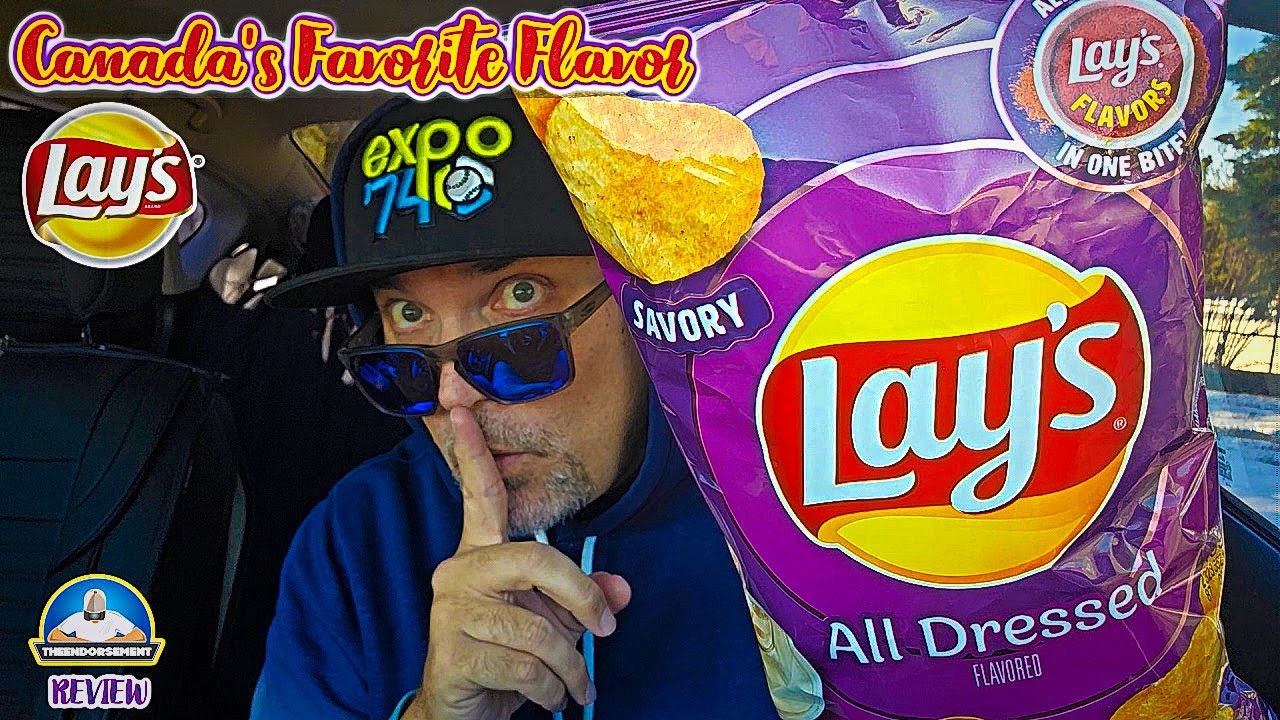 Lay's® All Dressed Potato Chips Review! 👗🧅🧂🥔 | 3 Flavors In One Chip ...