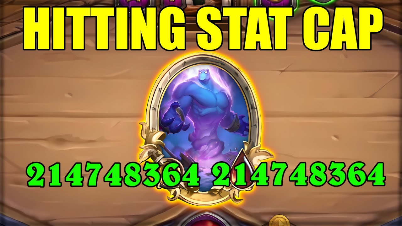 2 Billion Stats!!! Hitting the Stat Cap | Hearthstone Duos BG - YouTube