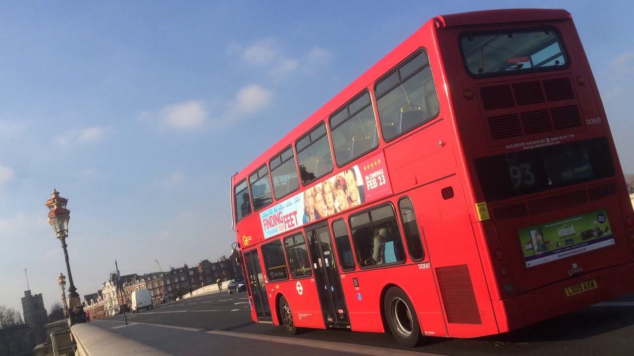 (HD) London Buses at Putney Bridge - 24/02/18 - YouTube