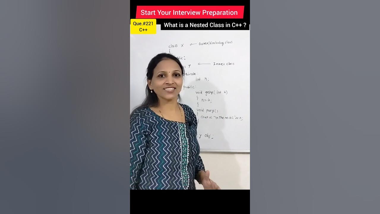 What is a Nested Class in C++ ? #shorts #youtubeshorts #viral - YouTube