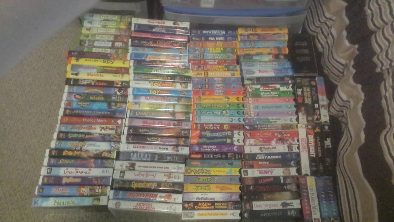 My VHS collection 2017 - YouTube
