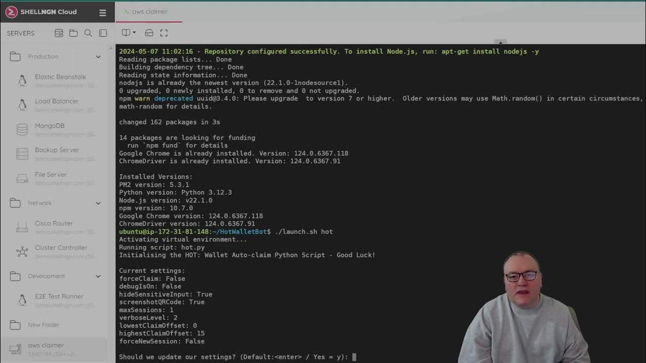 Installing the Python Script and Configuring Automated Claims for Hot, Cold, Vertus and Tree in ...