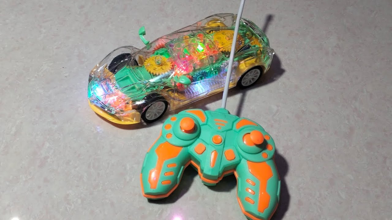 RC Remote Control Transparent 3D Car Unboxing - YouTube