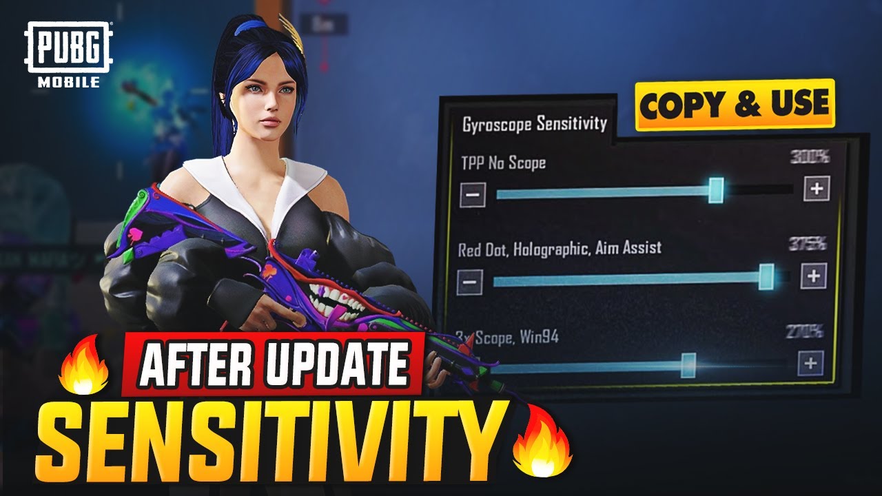 SETTING SENSITIVITAS PUBG MOBILE TERBAIK GYROSCOPE DAN NO GYROSCOPE ...